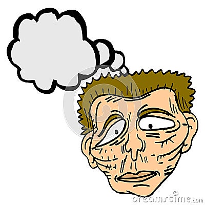 Cartoon Man Thinking Royalty Free Stock Image - Image: 23678326