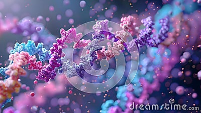 Cartoon Model Illustrating Small Interfering RNA Binding To Messenger ...