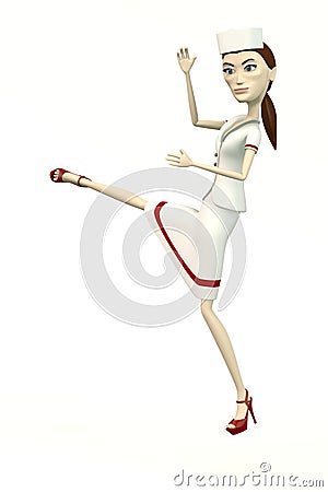 Cartoon Nurse - Fighting Stock Photo | CartoonDealer.com #29447052
