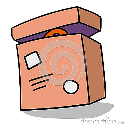 Cartoon Package Vector Illustration | CartoonDealer.com #259039666