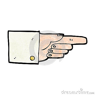 Cartoon Pointing Hand Vector Illustration | CartoonDealer.com #38001986