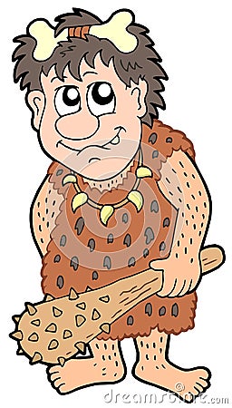 Cartoon Prehistoric Man Royalty Free Stock Image - Image: 8440716