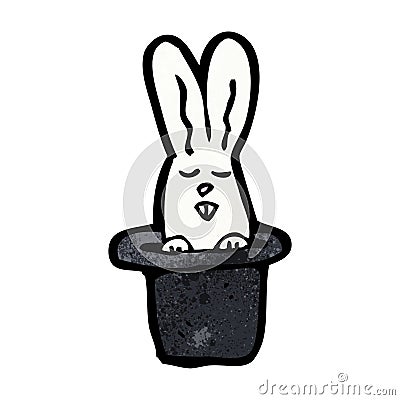 Cartoon Rabbit In Top Hat Vector Illustration | CartoonDealer.com #38055688