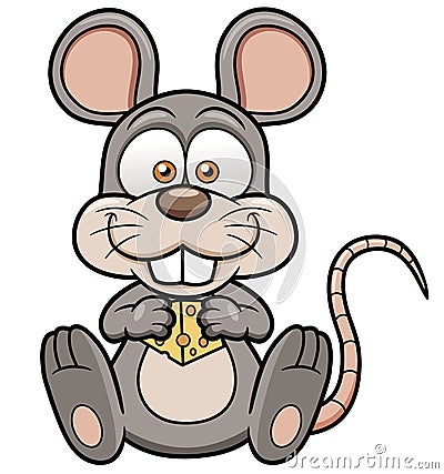 Cartoon Rat With Cheese Royalty Free Stock Photography - Image: 30463987