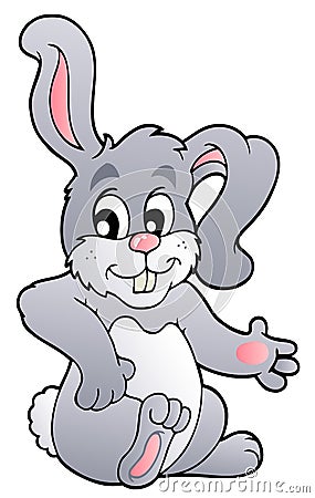 Cartoon Resting Bunny | CartoonDealer.com #18283605
