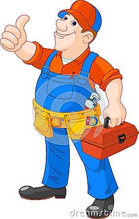 Cartoon Serviceman Stock Photography - Image: 24405092
