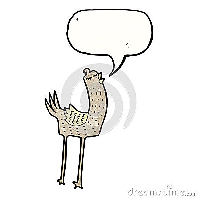 Cartoon Singing Bird Vector Illustration | CartoonDealer.com #38030136