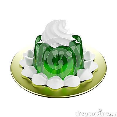 Cartoon Style Delicious Jello 3D. Stock Photo | CartoonDealer.com ...