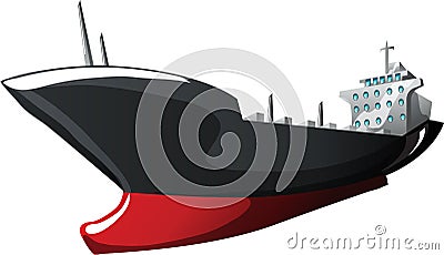 Cartoon Tanker Royalty Free Stock Photo - Image: 18132905