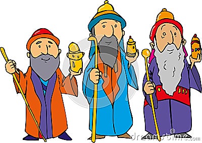 Cartoon Of The Three Wise Men | CartoonDealer.com #19890321
