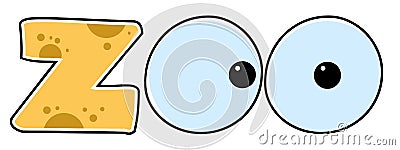 Cartoon ZOO Text Stock Images - Image: 17264144