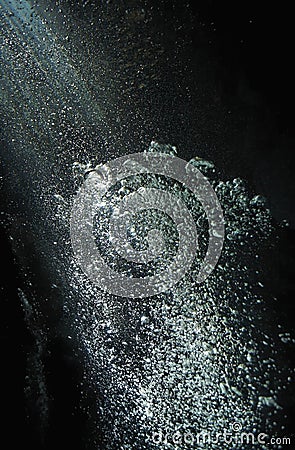 Cascading Rising Burst Of Bubbles - Shaft Of Light Royalty Free Stock ...