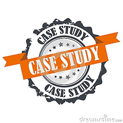 Case Study Stamp Vector Illustration | CartoonDealer.com #86201824