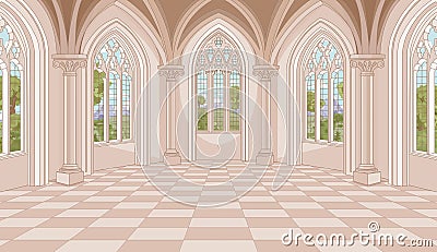 Castle Hall Cartoon Vector | CartoonDealer.com #81876421
