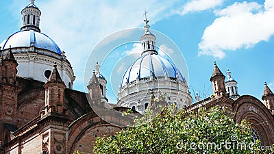 Cathedral of Cuenca, Azuay, Ecuador Stock Footage - Video of namazing ...