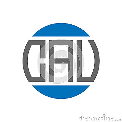 CAU Letter Logo Design On White Background. CAU Creative Initials ...