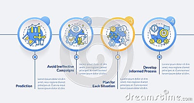 Causal Research Advantages Circle Infographic Template Stock ...
