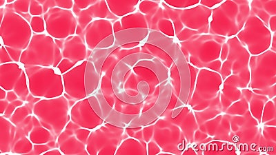 Caustics. Red Water with Shining Caustics Stock Footage - Video of ...