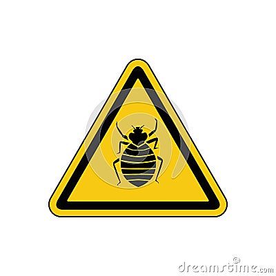 Caution Sign - Area Infested With Bed Bugs Stock Image | CartoonDealer ...