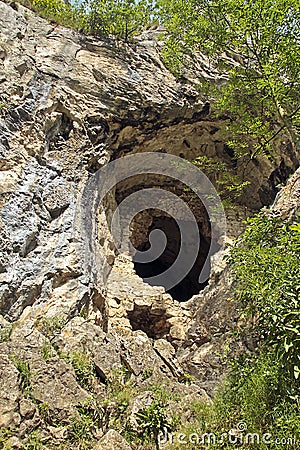 The Cave Balika In The Turda Gorges, Transylvania Stock Photography ...
