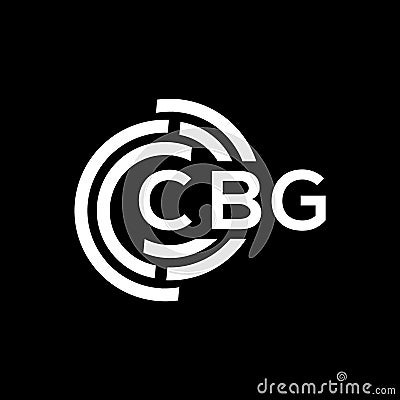 CBG Letter Logo Design On Black Background. CBG Creative Initials ...