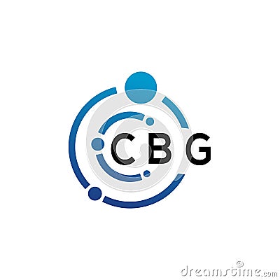 CBG Letter Logo Design On White Background. CBG Creative Initials ...
