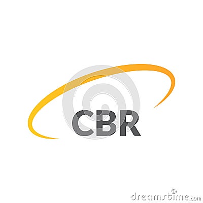 CBR Letter Logo Design On White Background. Creative Modern CBR Letter ...