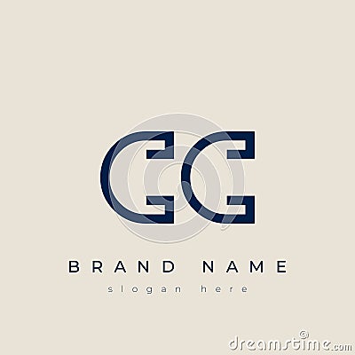CC Alphabet Letter Icon Logo Vector Illustration | CartoonDealer.com ...