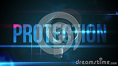 CCTV Camera with Surveillance Text Stock Footage - Video of television ...