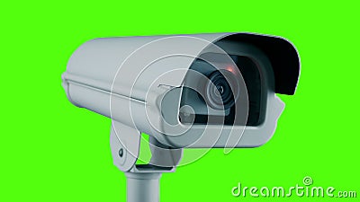 CCTV Camera with Recording Light Green Screen 影视素材 - 视频 包括有 布琼布拉, 绿色 ...