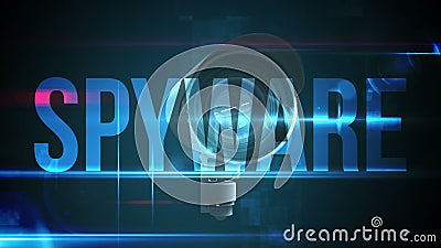 CCTV Camera with Surveillance Text Stock Footage - Video of television ...