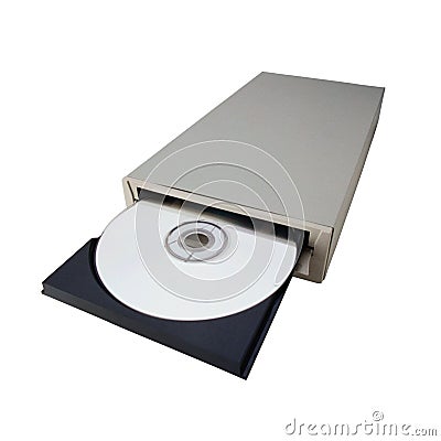 CD ROM Drive Open Stock Image - Image: 5938851