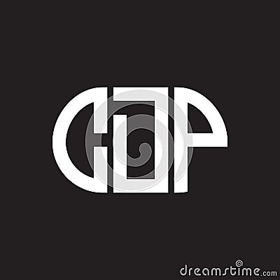 CDP Letter Logo Design On Black Background. CDP Creative Initials ...