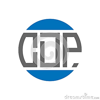 CDP Letter Logo Design On White Background. CDP Creative Initials ...