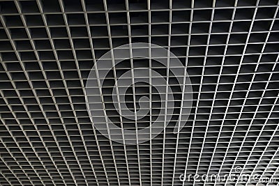 Ceiling Made Of Metal Grating "albes" Grillato "pyramidal" With ...