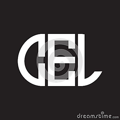 CEL Letter Logo Design On Black Background. CEL Creative Initials ...
