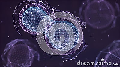 Cell Division Biotechnology Molecular Science Stock Video - Video of ...