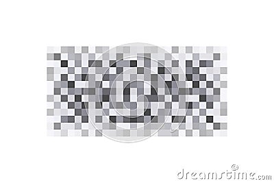 Censor Blur Effect Texture For Face Or Nude Skin. Blurry Pixel ...