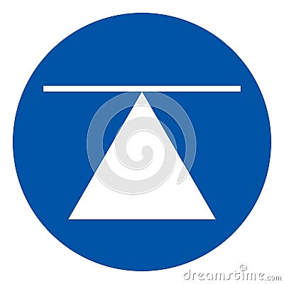 Center Of Gravity Symbol Sign,Vector Illustration, Isolated On White ...