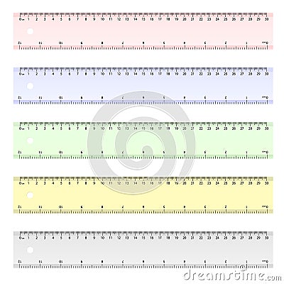 Centimeter And Inch Ruler Royalty Free Stock Image - Image: 25083926