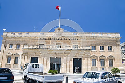 Central Bank Of Malta Valletta Royalty Free Stock Photography - Image ...