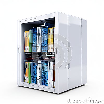 Centralized File System With Digital And Hard Copy Storage Opti Stock ...