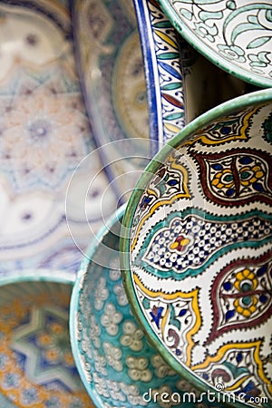 Classical Armenian Ceramics Stock Image - Image of decoration, market ...