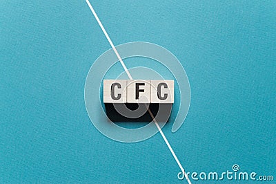 CFC Word Concept On Cubes Stock Photo | CartoonDealer.com #181882278