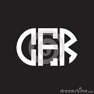 CFR Letter Logo Design On Black Background. CFR Creative Initials ...