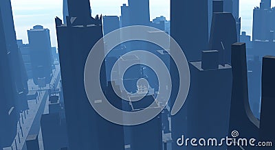 Cg City Royalty-Free Stock Image | CartoonDealer.com #4168924