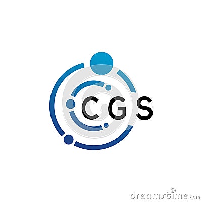 CGS Letter Logo Design On White Background. CGS Creative Initials ...