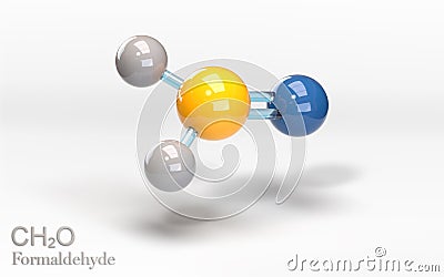 CH2O Molecular Formula. Formaldehyde Molecule, Pure Alcohol. Molecule ...