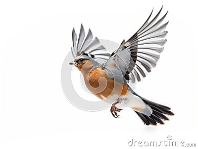 Chaffinch Made With Generative AI Illustration Royalty-Free Cartoon ...