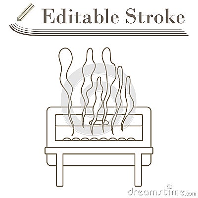 Chafing Dish Icon Cartoon Vector | CartoonDealer.com #212297987